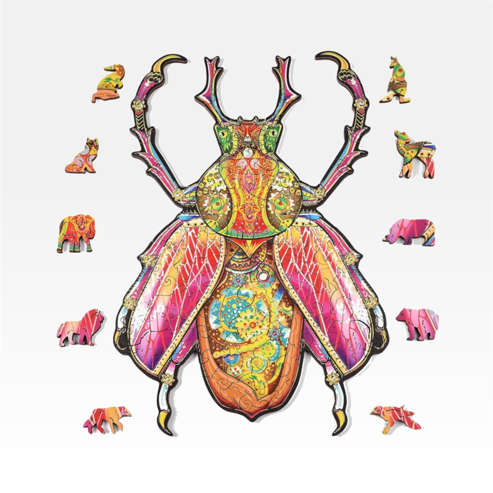 Wholesale Hot Selling Toy Unique Shaped Wooden Jigsaw Puzzle for Adult ...